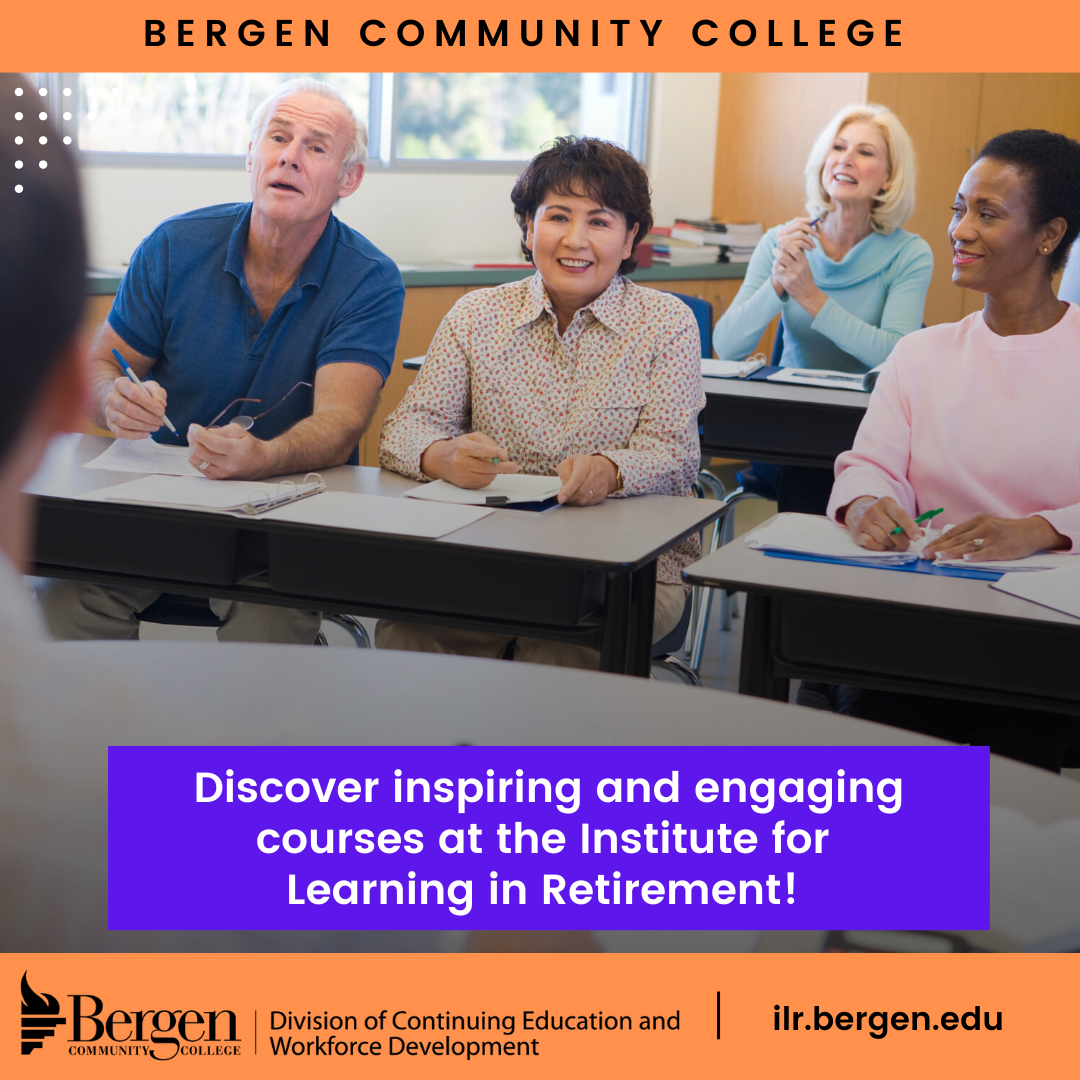 Institute For Learning In Retirement | Bergen Community College